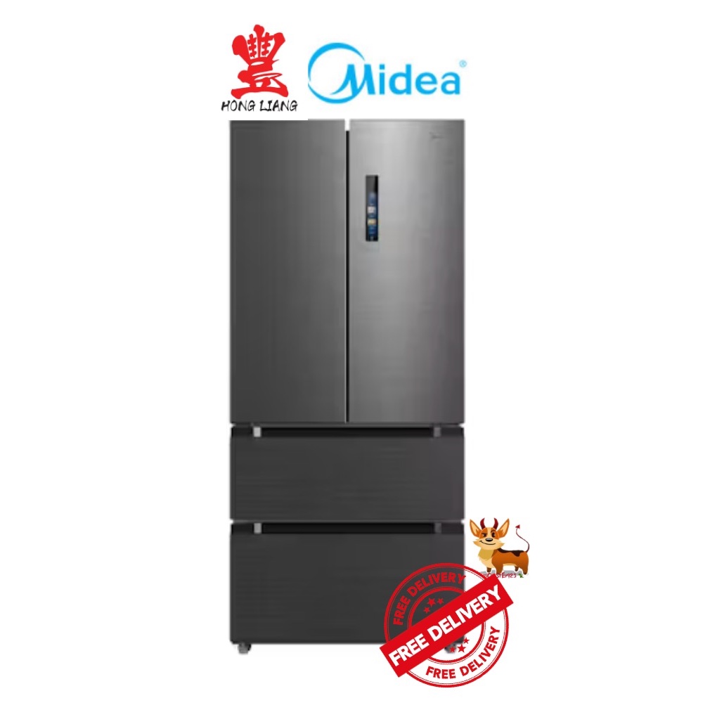Midea MDRF697FIC45SG 516L French Door Fridge 3 Tick - FREE nnio 4.5L ...