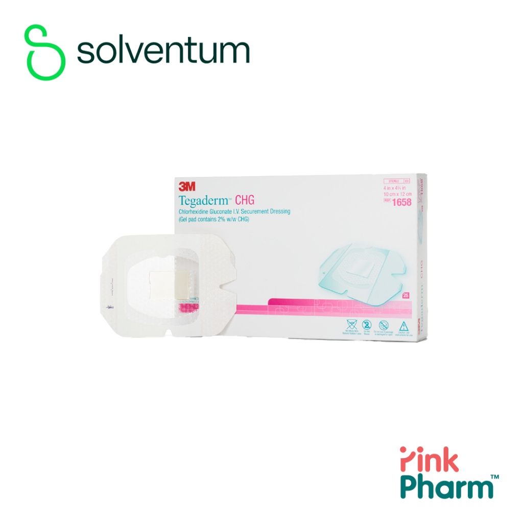 Solventum TEGADERM CHG DRESSING 1658R (10CM X 12CM) - Piece | Shopee ...