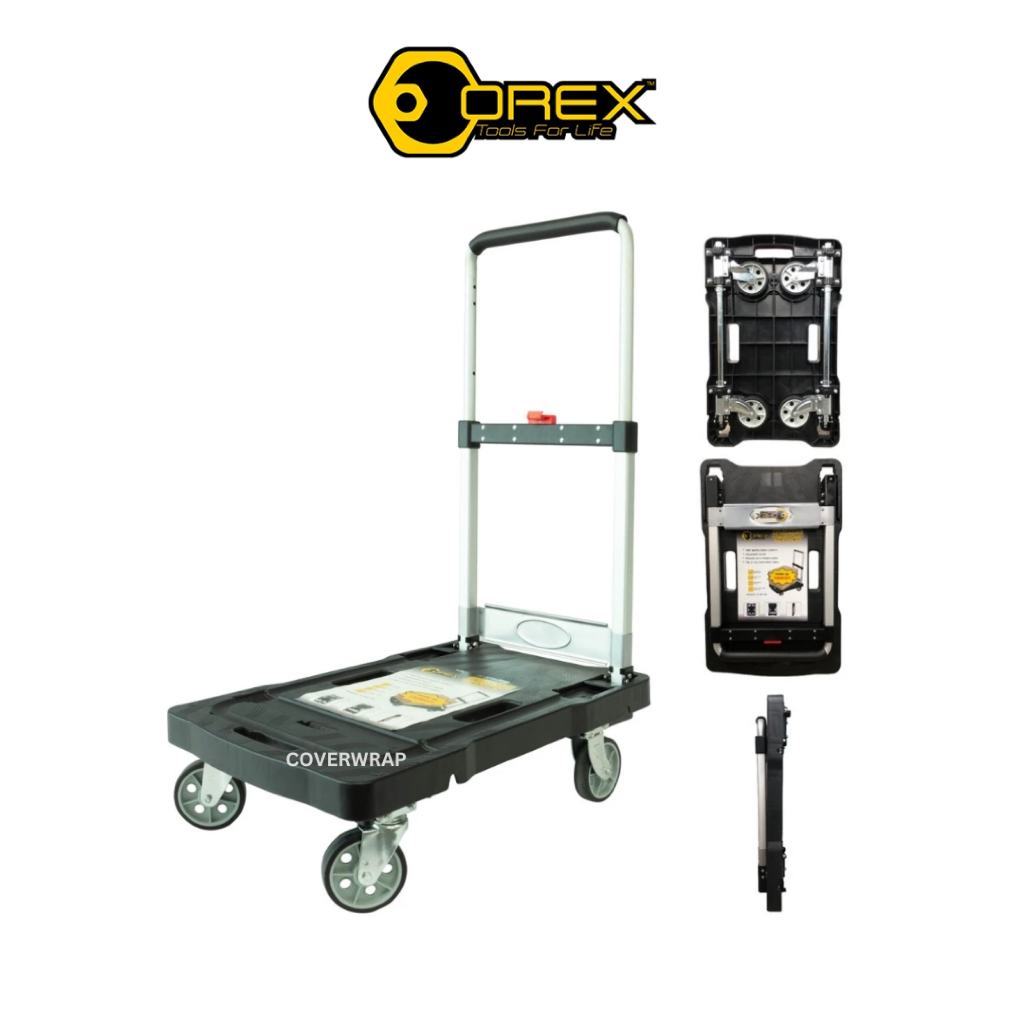 Orex Foldable Heavy Duty Trolley With Wheels | Portable Lightweight ...