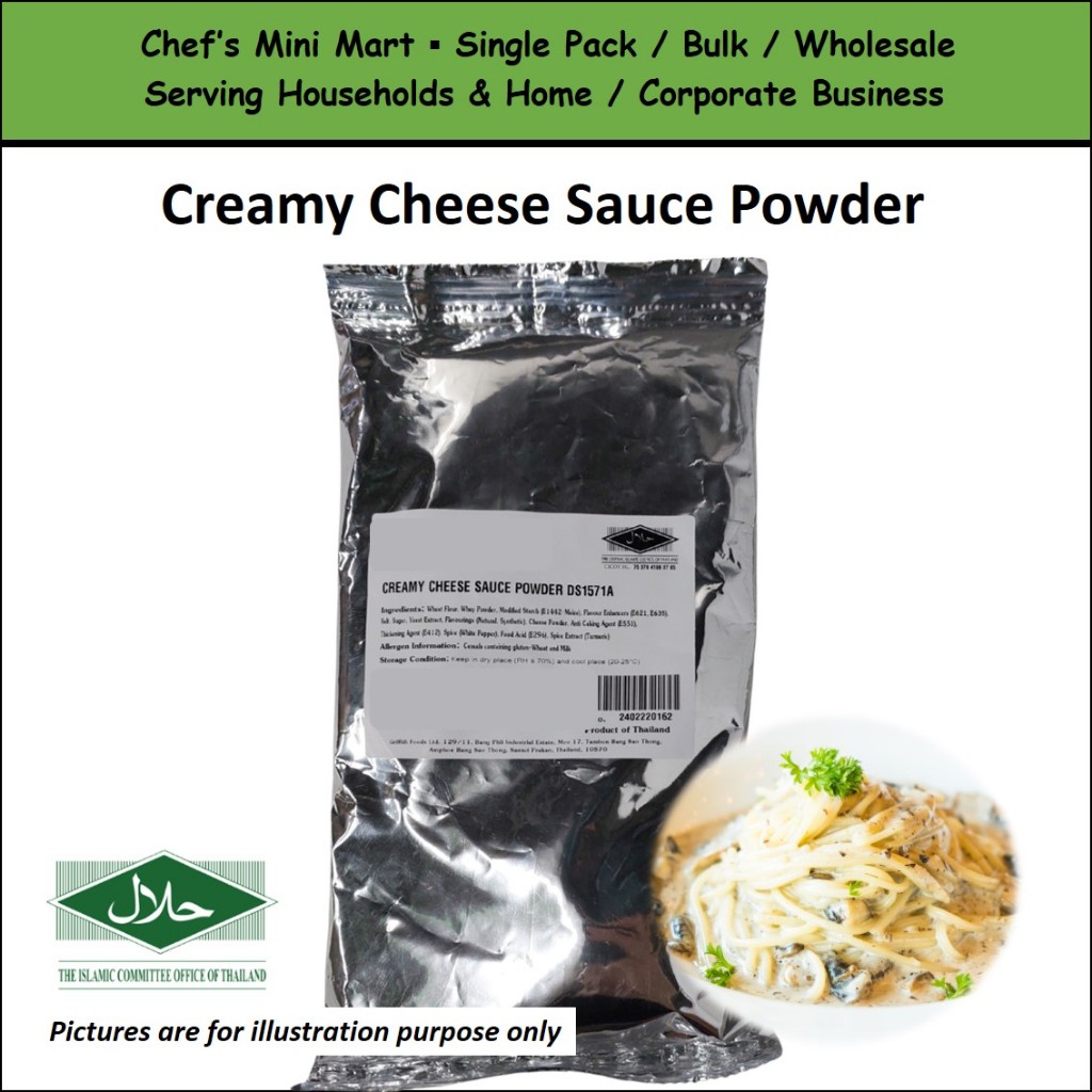 [SG STOCK] Halal Creamy Cheese Sauce Powder 500g | Carbonara Pasta ...