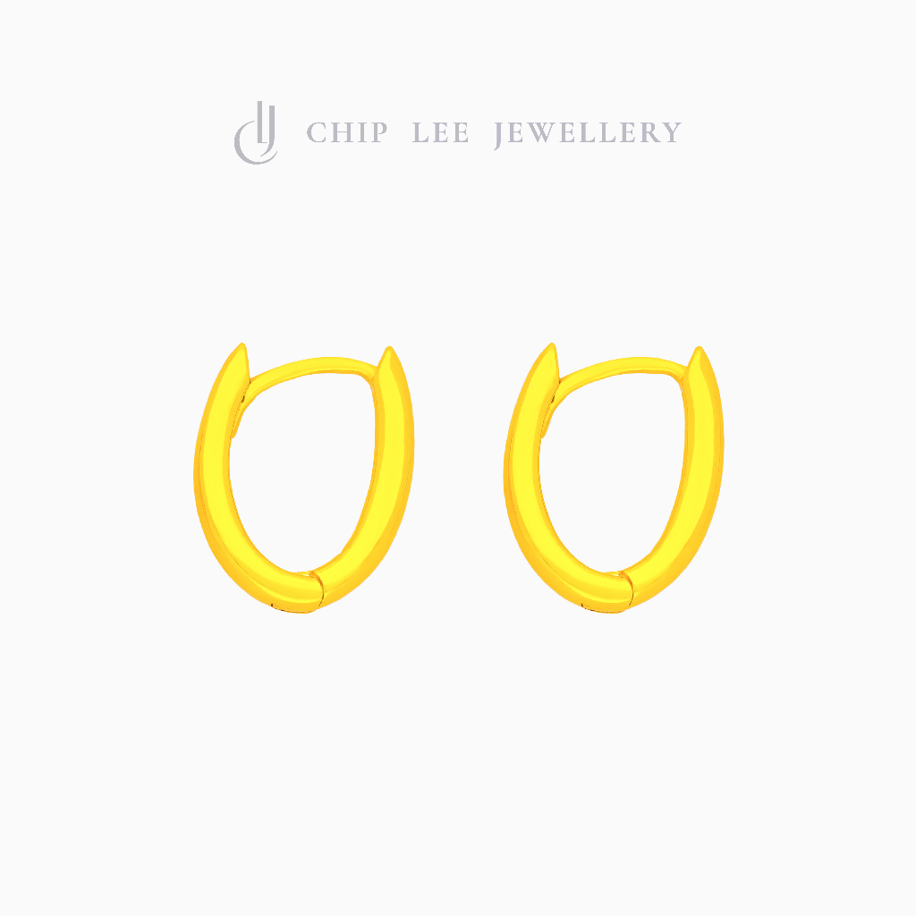 Chip Lee Jewellery 22K Gold Petite Huggies [Price By Weight] | Shopee ...