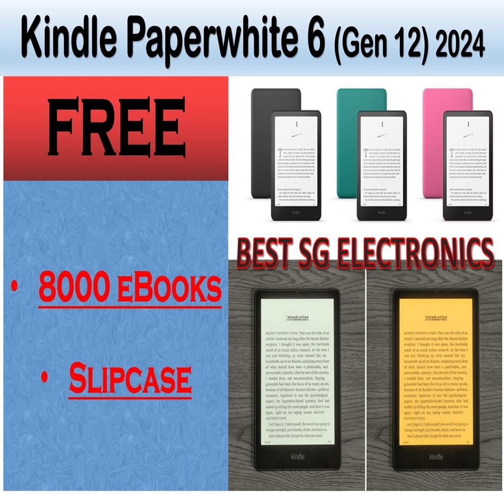 [Local Seller] LATEST 2024 Amazon Kindle Paperwhite 6 (Gen 12) and ...