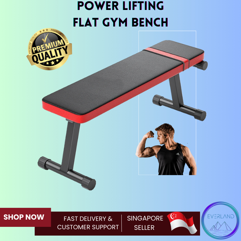 ⭐SG STOCKS⭐ Flat Gym Bench/ Exercise Home Gym Bench Sports and Fitness ...