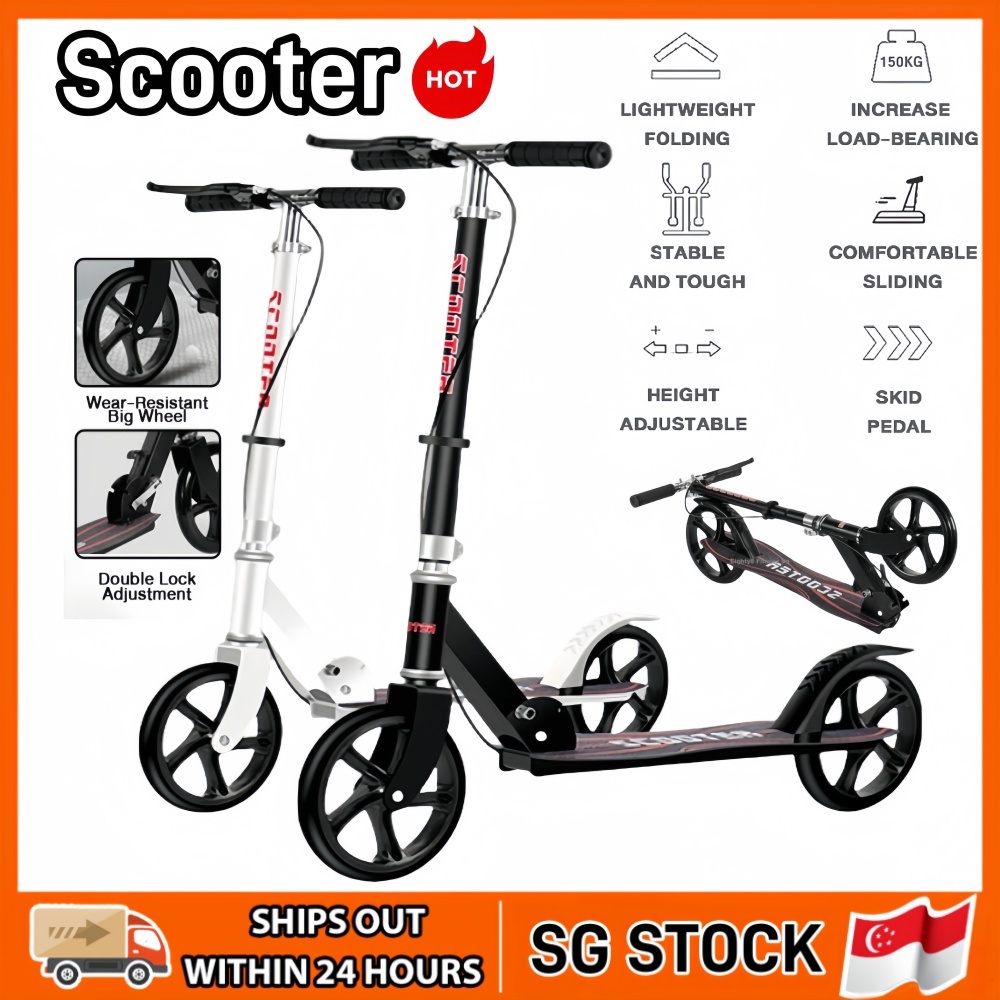 🔥SG🔥 Foldable Scooter For Kids Adult Youth Outdoor Scooter Portable ...