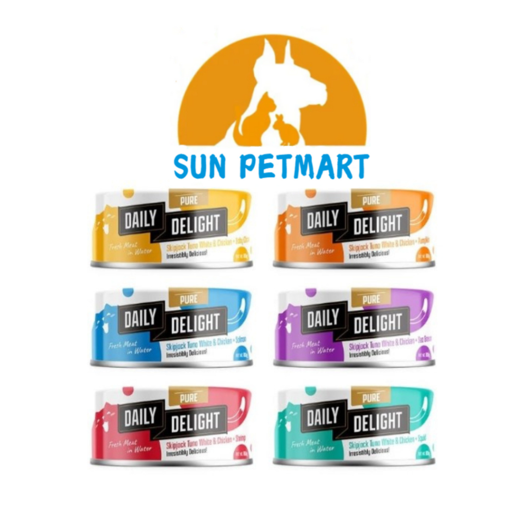 Daily Delight Pure Series Cat Canned Food 80g | Shopee Singapore