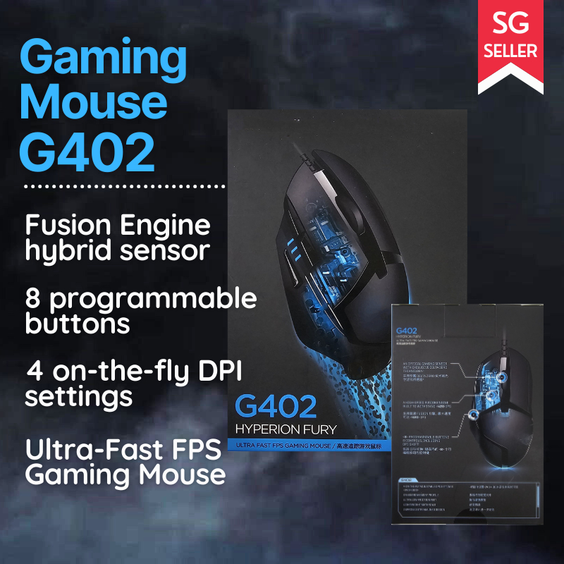 [SG] G402 Hyperion Fury FPS Gaming Mouse | Shopee Singapore