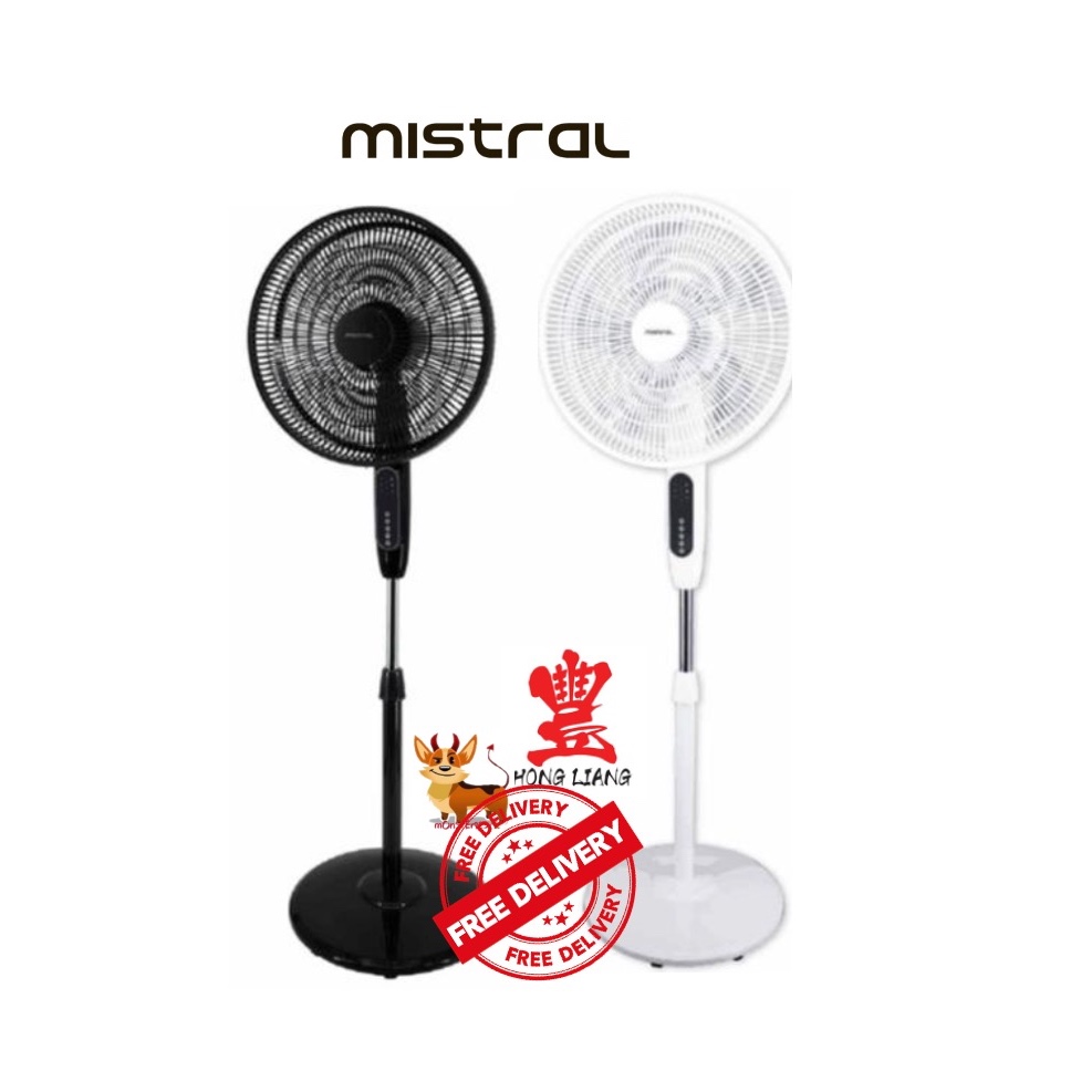 Mistral 16" MSF1610DR-WE Stand Fan with Remote Control - DC MOTOR ...