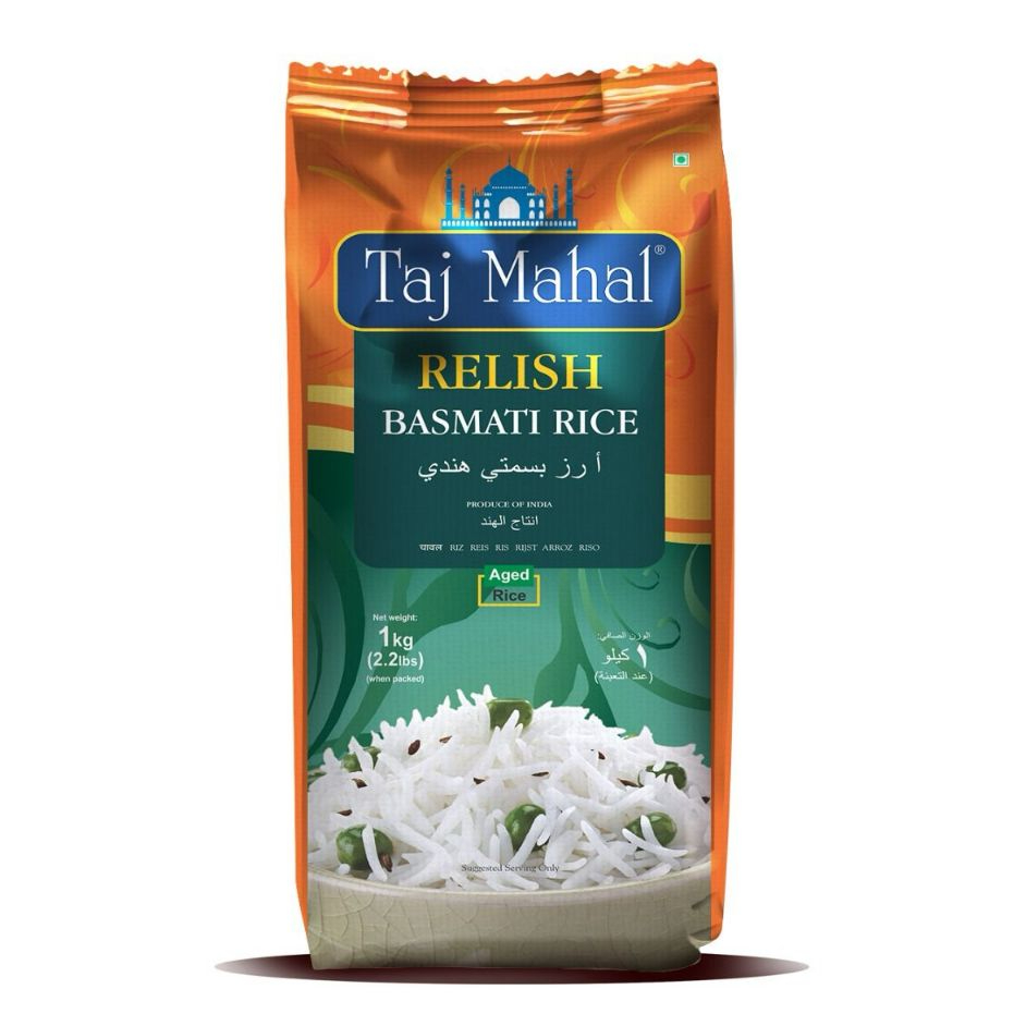 Taj Mahal Relish Supreme Quality Steam Basmati Rice 1kg | Shopee Singapore