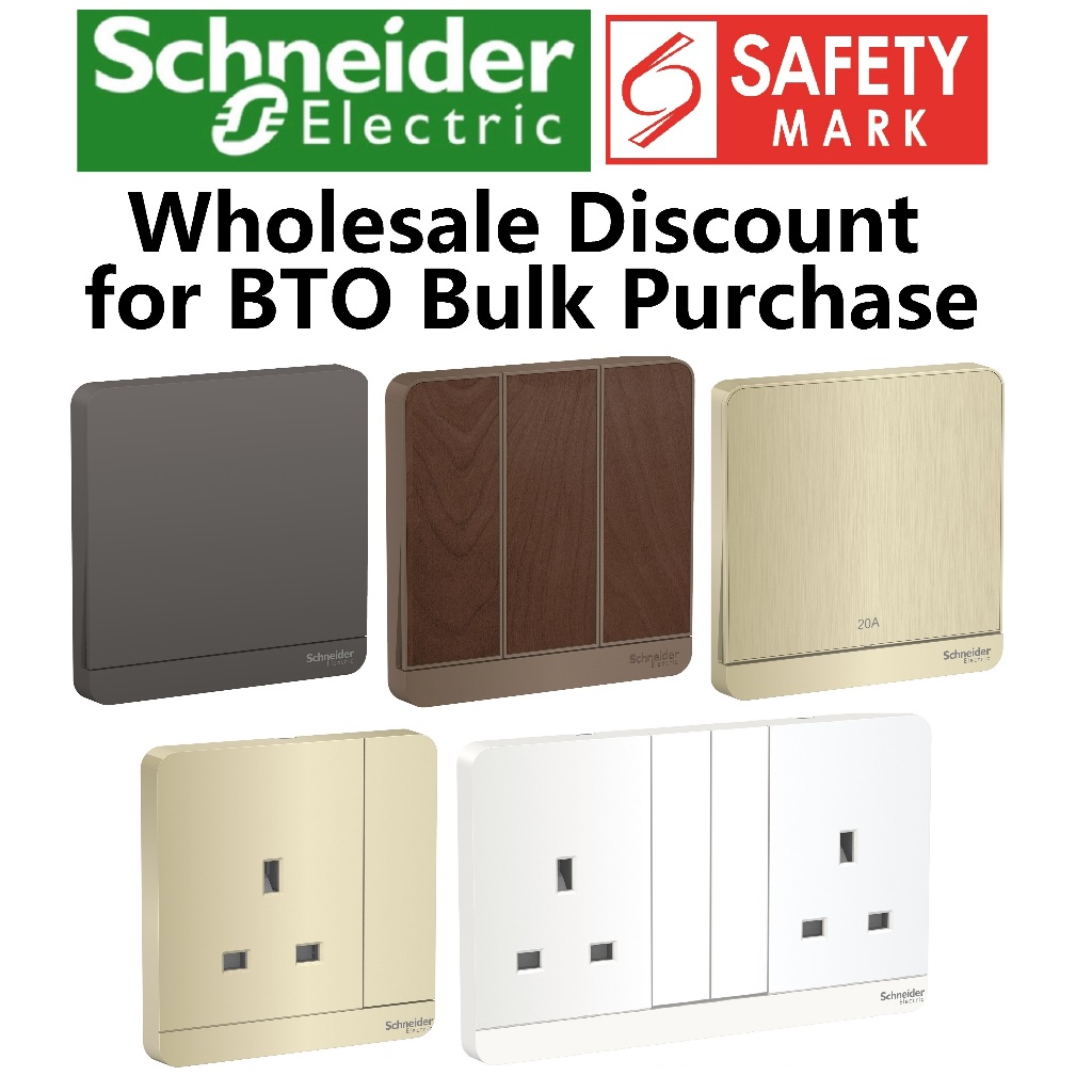 Schneider AvatarOn Switch Socket ALL COLORS | Shopee Singapore