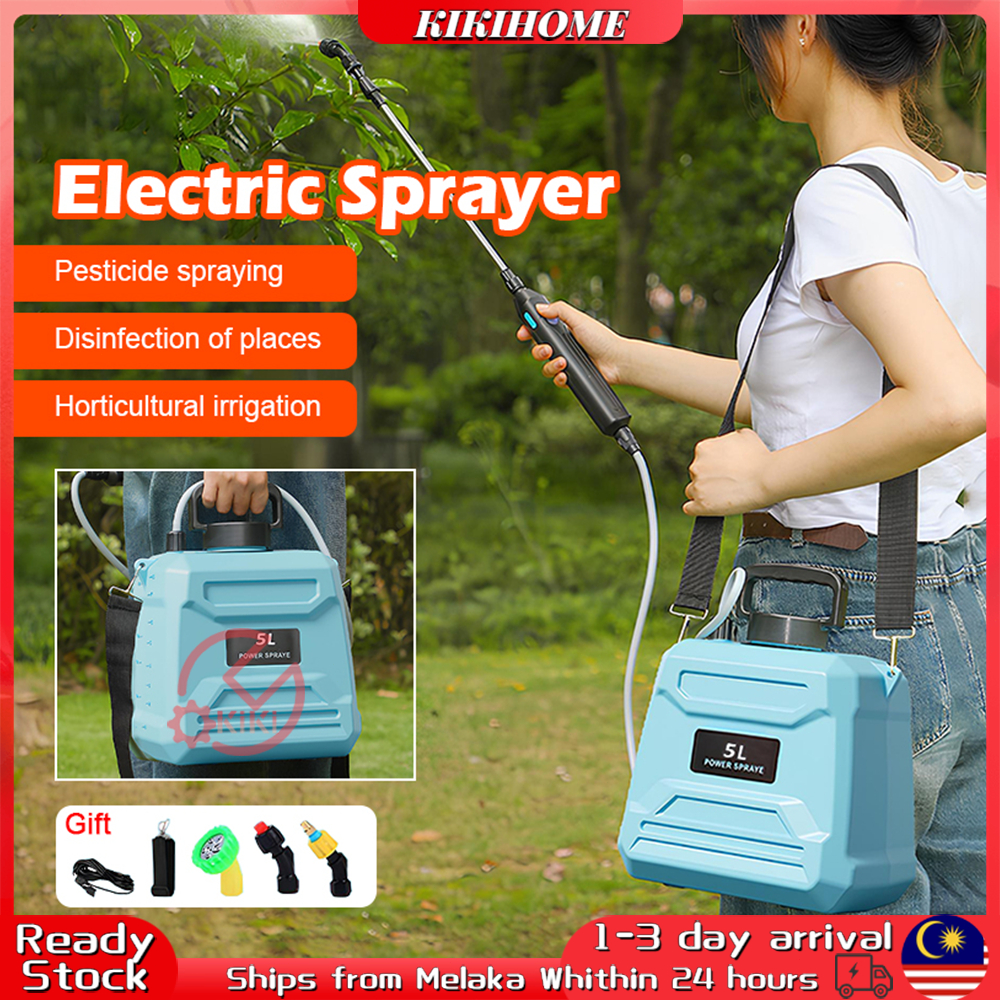 Pam racun bateri Pump electric sprayer Parang lasak hutan Ogawa Garden ...
