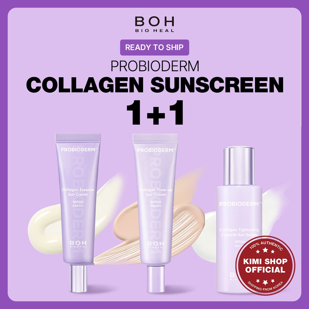 [BIO HEAL BOH] Probioderm Collagen Sunscreen (Essence/Tone-up/Capsule ...
