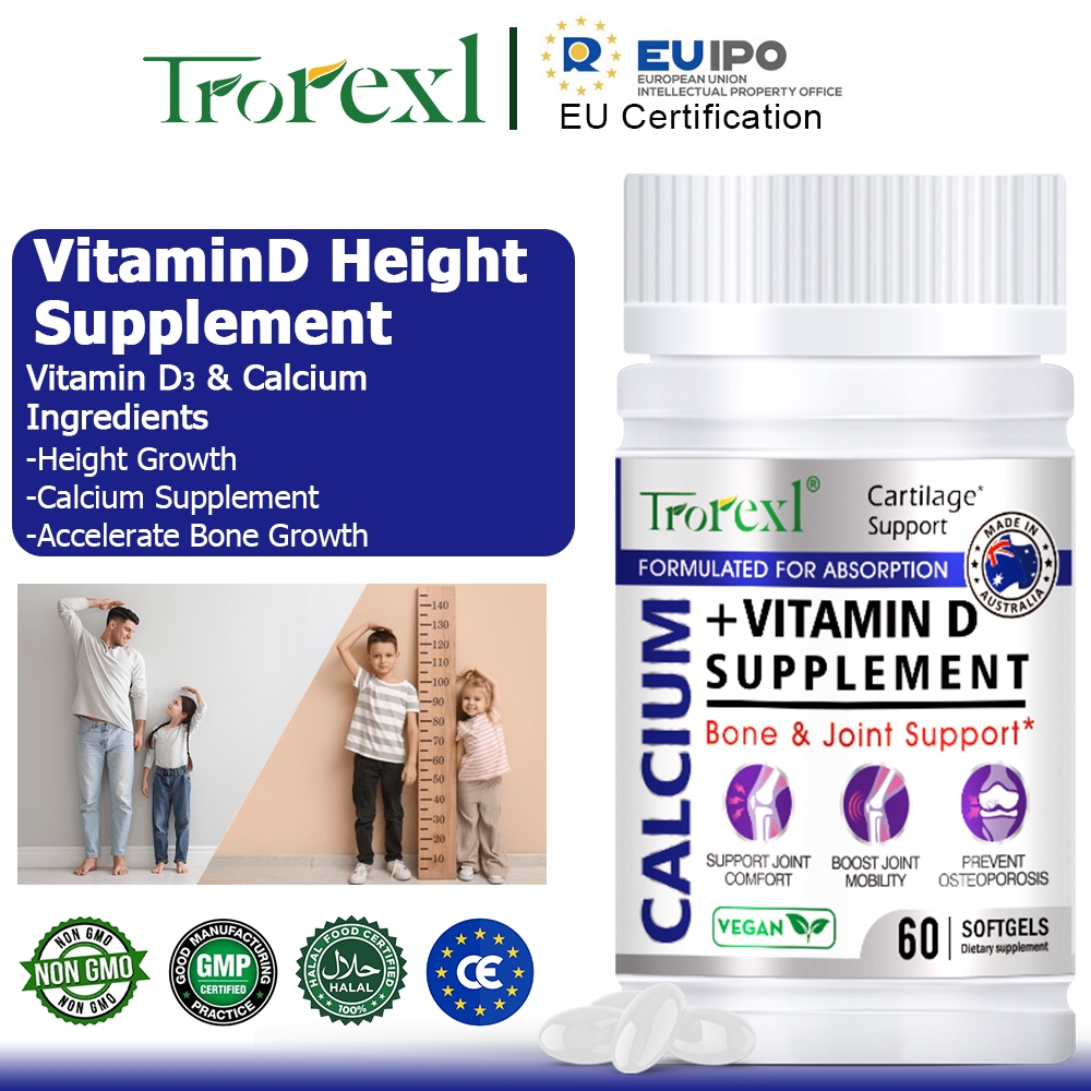 [Next Day Delivery]Trorexl calcium supplement height increase ...