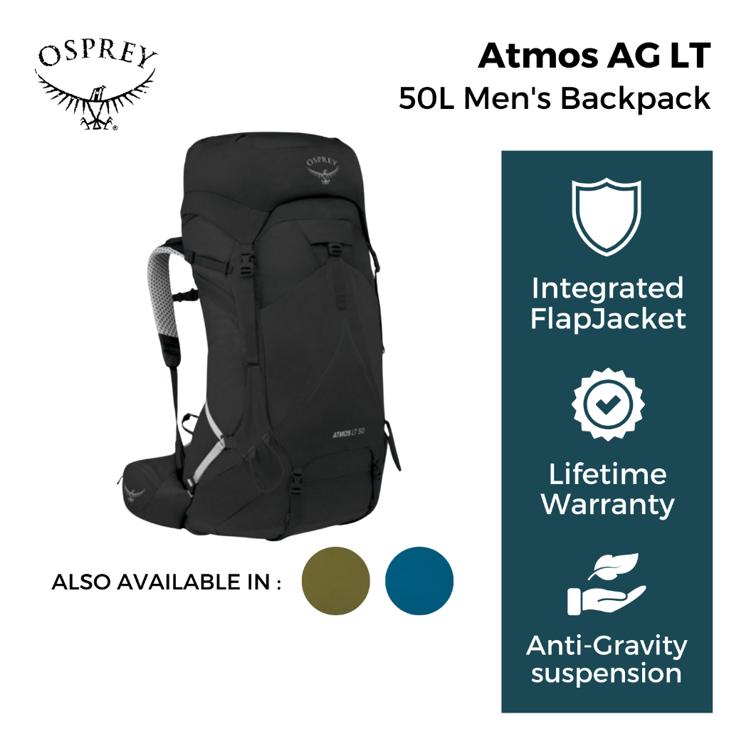 Osprey Atmos AG LT 50L Backpack | Shopee Singapore