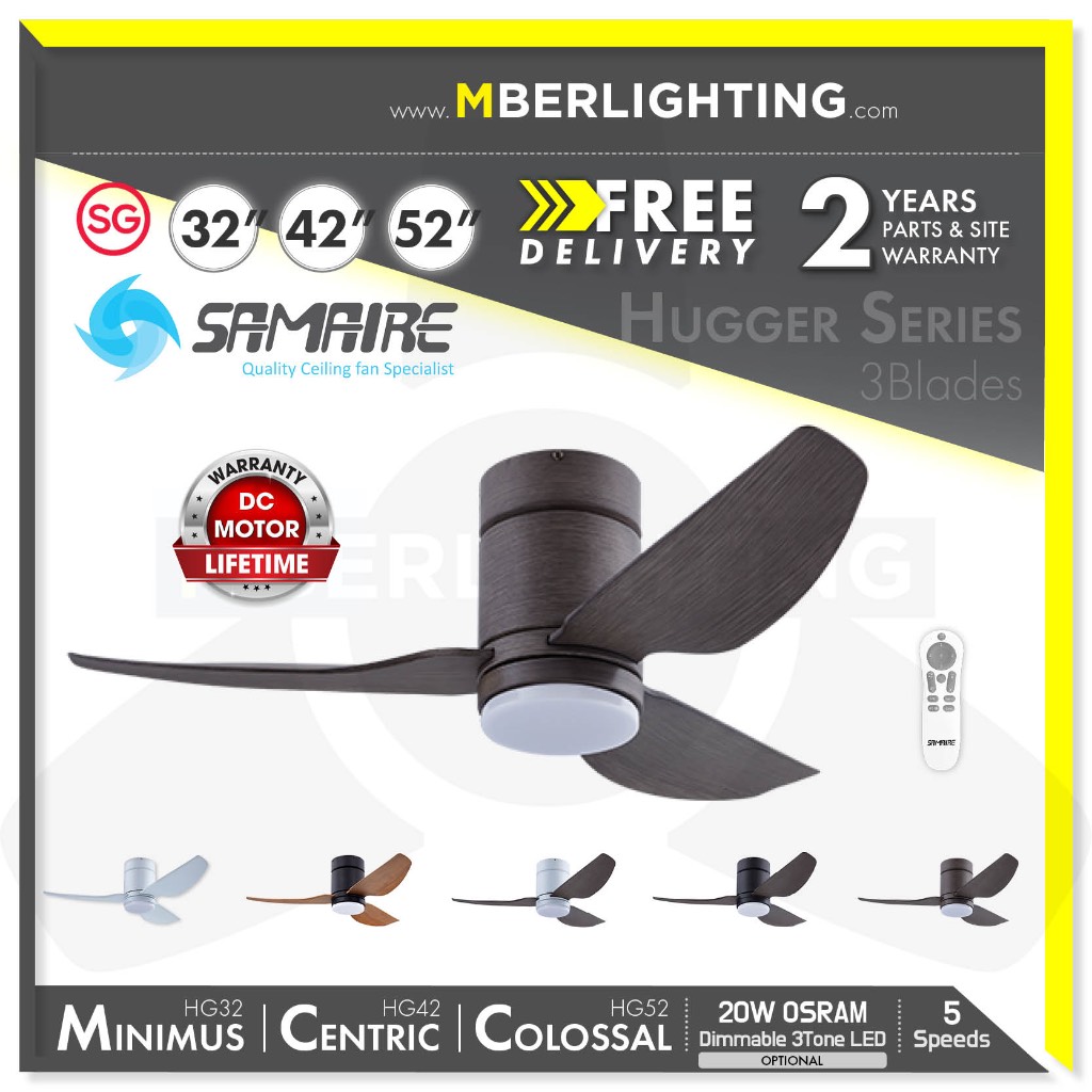 [free delivery ] SAMAIRE HG32/HG42/HG52 (MINIMUS/CENTRIC/COLOSSAL)+Remote+Optional 20W OSRAM LED ...