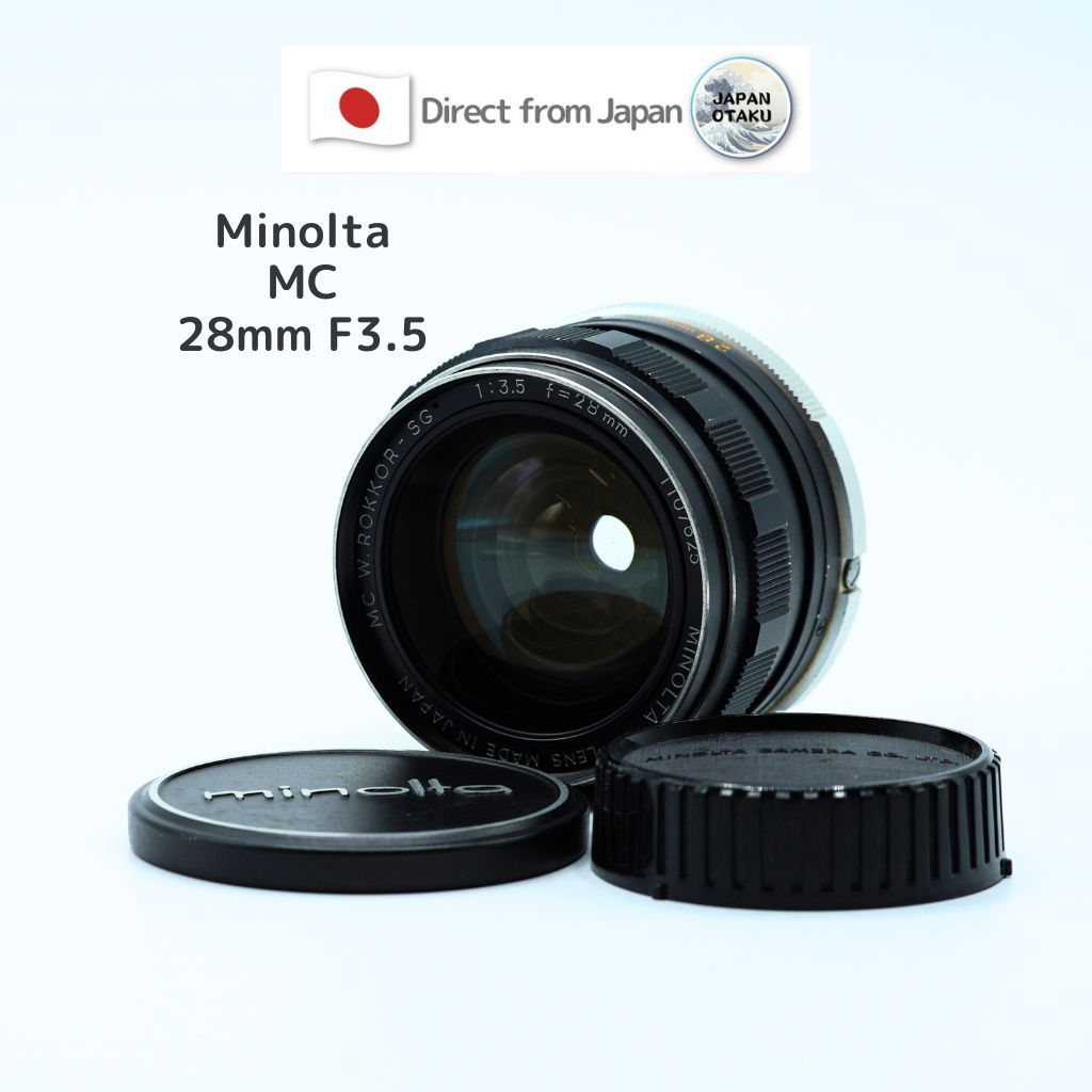 [Used in Japan] " Vintage Lens " MC W.ROKKOR-SG 28mm f/3.5 Minolta Released in Japan | Shopee ...
