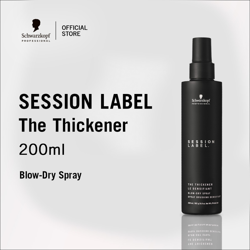 Schwarzkopf Professional Session Label The Thickener Blow-Dry Spray for Volume (Styling) 200ml ...