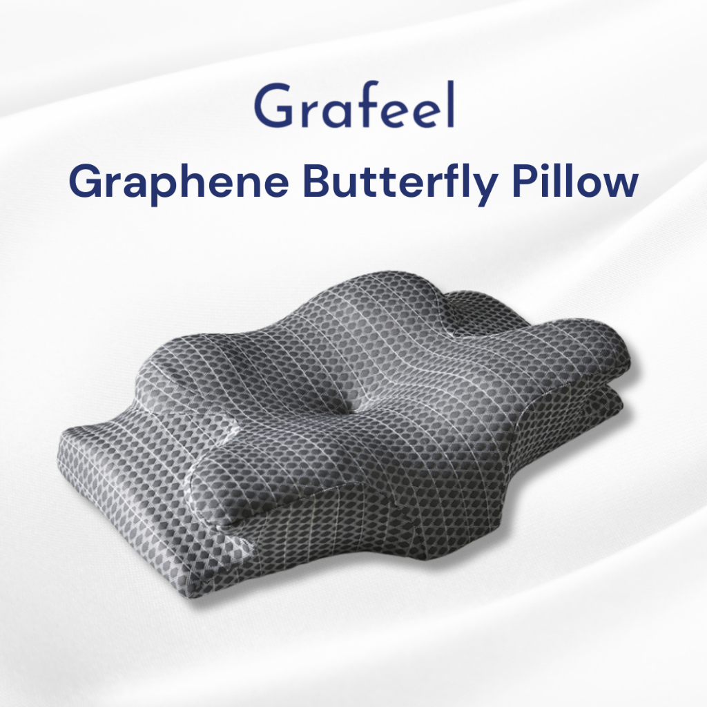 Grafeel Graphene Butterfly Pillow Neck Support Memory Foam Pillow ...