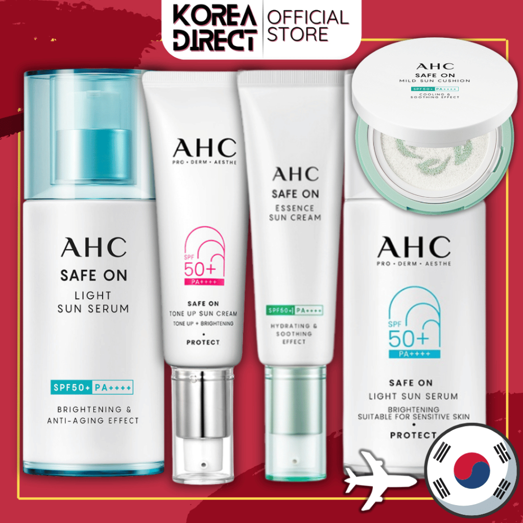 AHC Safe On Light Sun Serum SPF50+ PA++++, Tone up SUn cream, Mild Sun Cushion 25g | Shopee ...