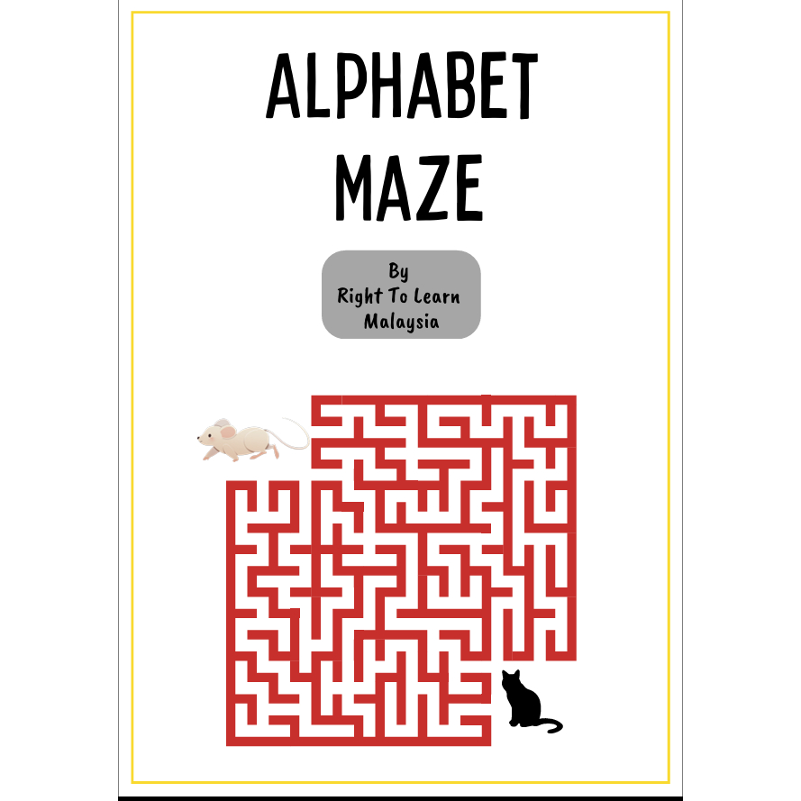 PDF/SOFTCOPY ALPHABET MAZE A-Z | Shopee Singapore