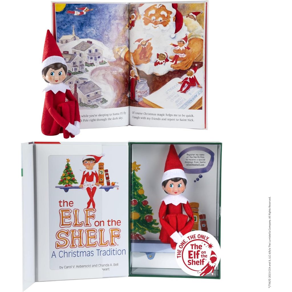 The Elf on the Shelf Girl Light, Red and White | Shopee Singapore