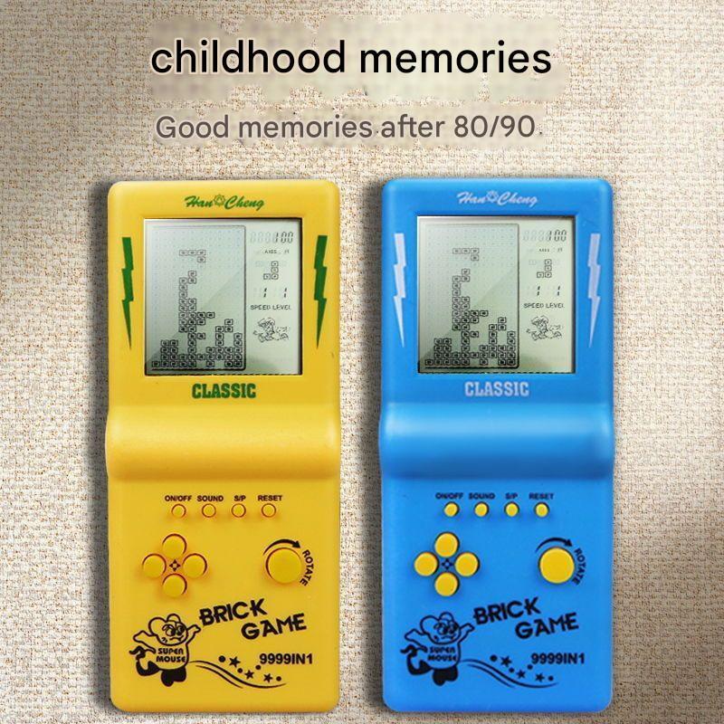 【SG stock】Children Puzzle 🎁 Handset Brick game Tetris game console Wide ...