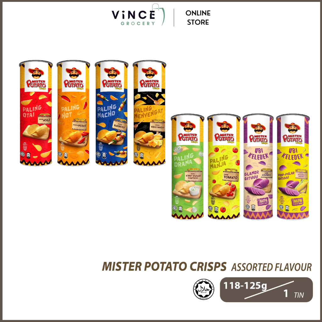 MISTER POTATO Crisps X Pokemon (Assorted Flavour) | 118/125G | Shopee ...