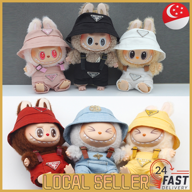 [SG In Stock]V1 V2 Labubu Macaron Clothes Rompers Pants Hat for 17cm ...
