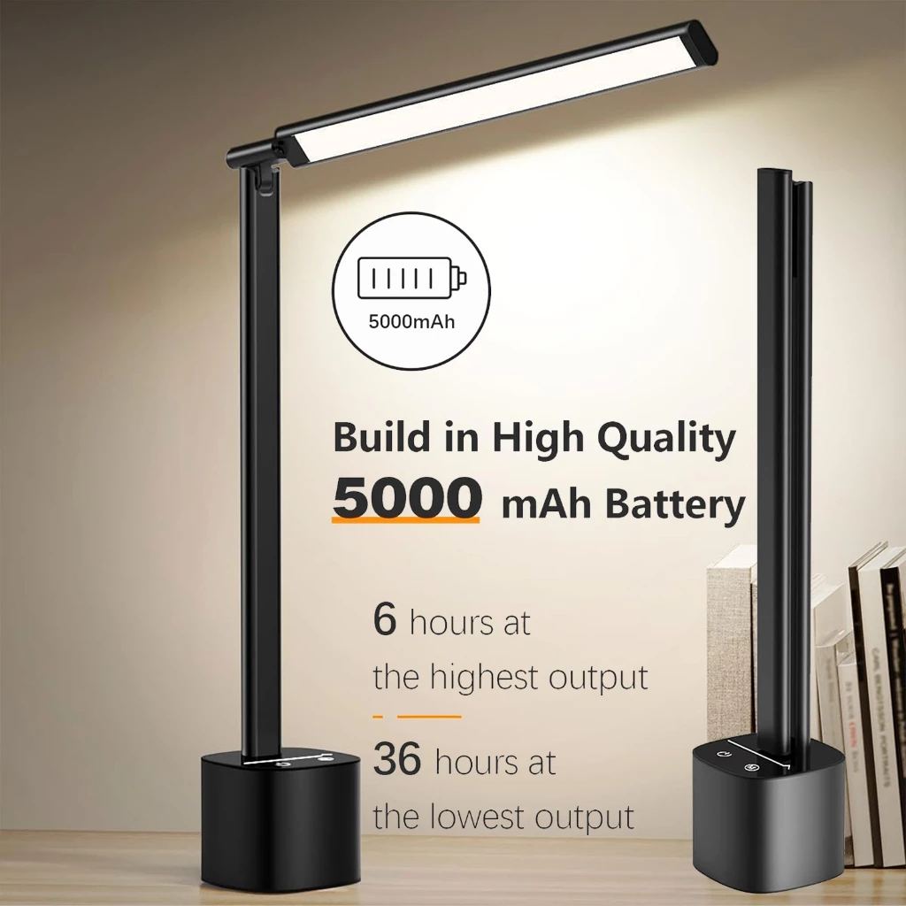 5000mAh Desk Lamp Smart Eye Series Rechargeable Folding Reading ...
