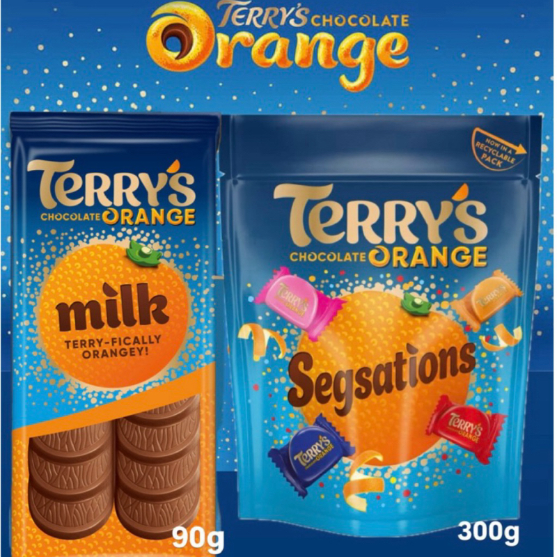 Terry's Chocolate Orange Segsations 300g , CHOCOLATE ORANGE MILK ...