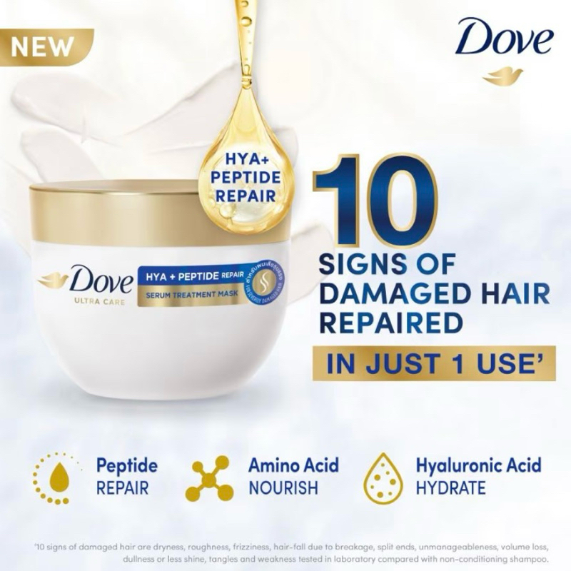 dove hair mask treatment packet sachet convenient travel size skynlab ...