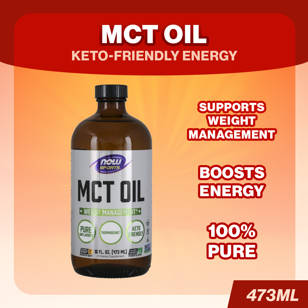 MCT Oil 473ml (Medium-chain triglycerides) 16oz Weight Management ...