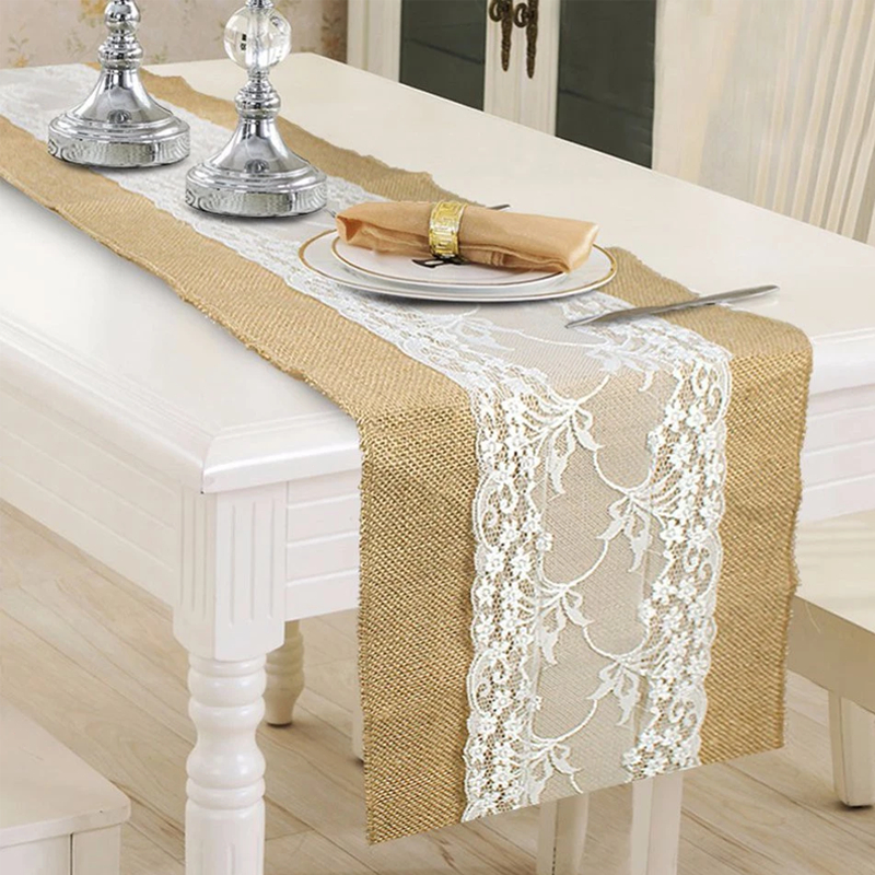 [SG] 2m Long Table Runners For Dining Table TV Console Lace Cloth ...