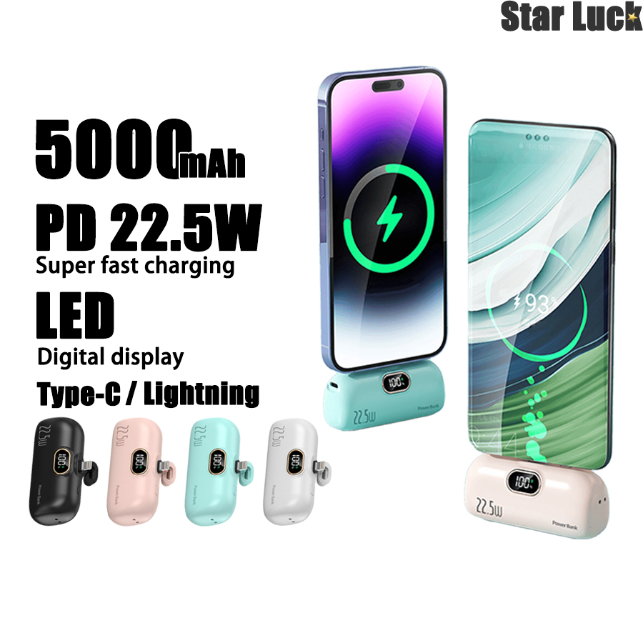 (SG ready stock) mini PD 22.5W fast charging power pack 5000mah ...