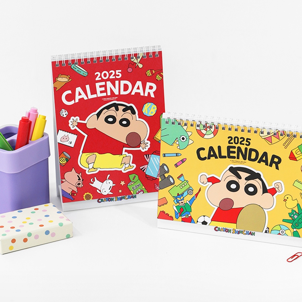 Crayon Shin-chan 2025 Mini Calendar Desk Calendar New Year's calendar ...