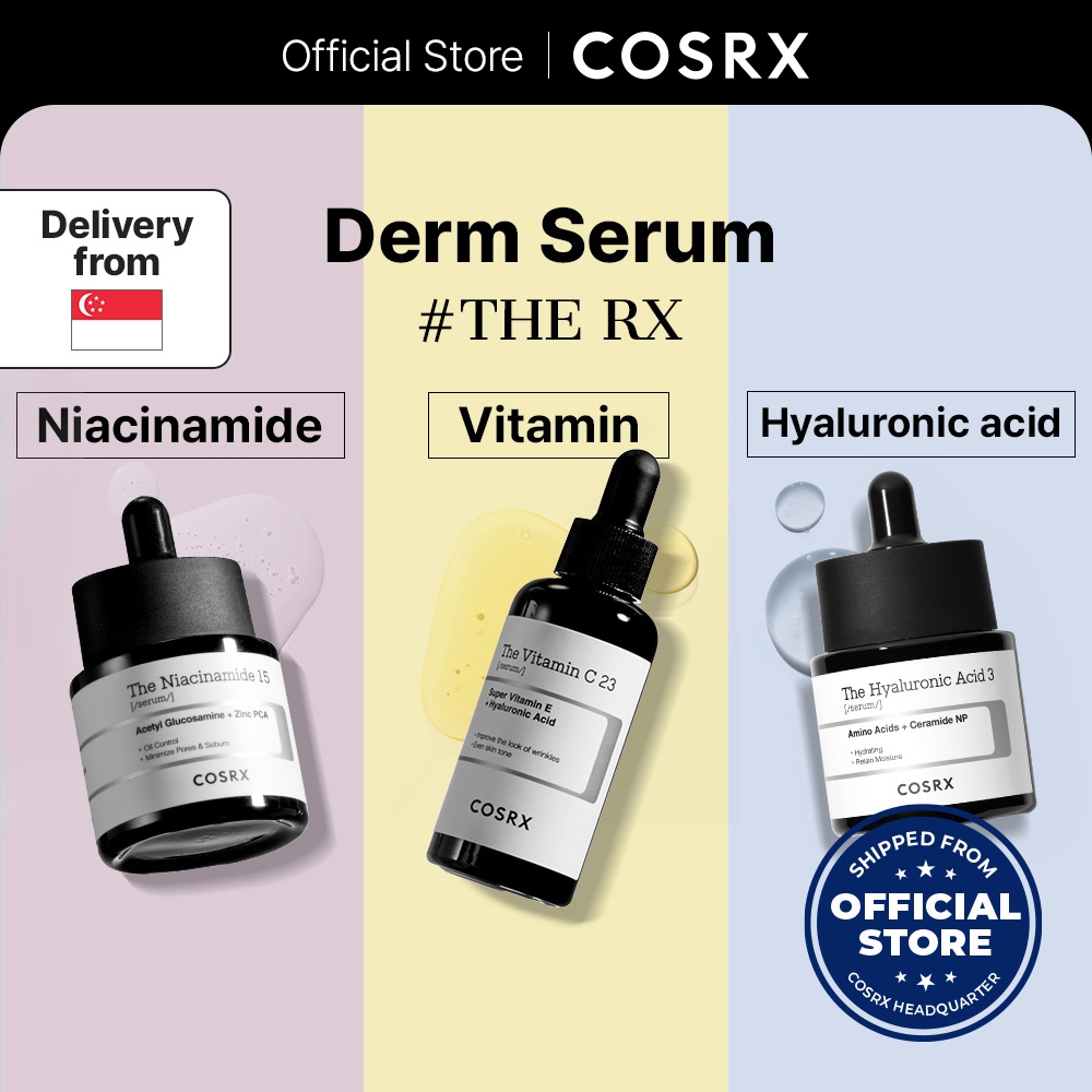 [COSRX OFFICIAL] The RX – Derma serums (20ml), The Niacinamide 15, The ...