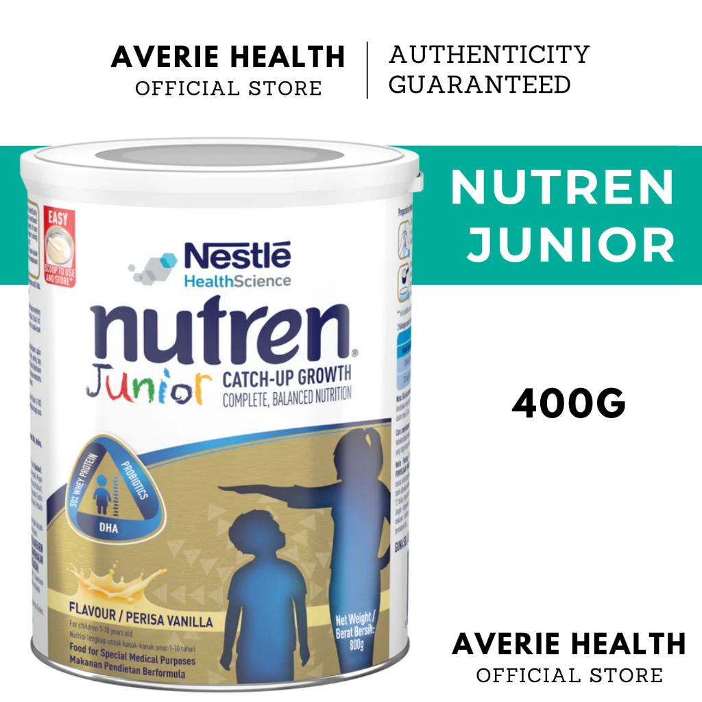 Nestle Nutren Junior Powder 800/400g | Vanilla Flavour | For Picky ...