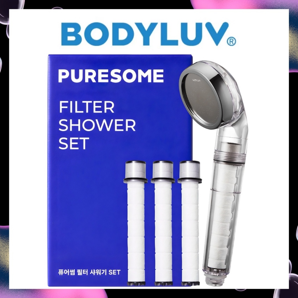 BODYLUV Puresome Shower Head Pure Filter Set (1 Head + 3 Filters ...