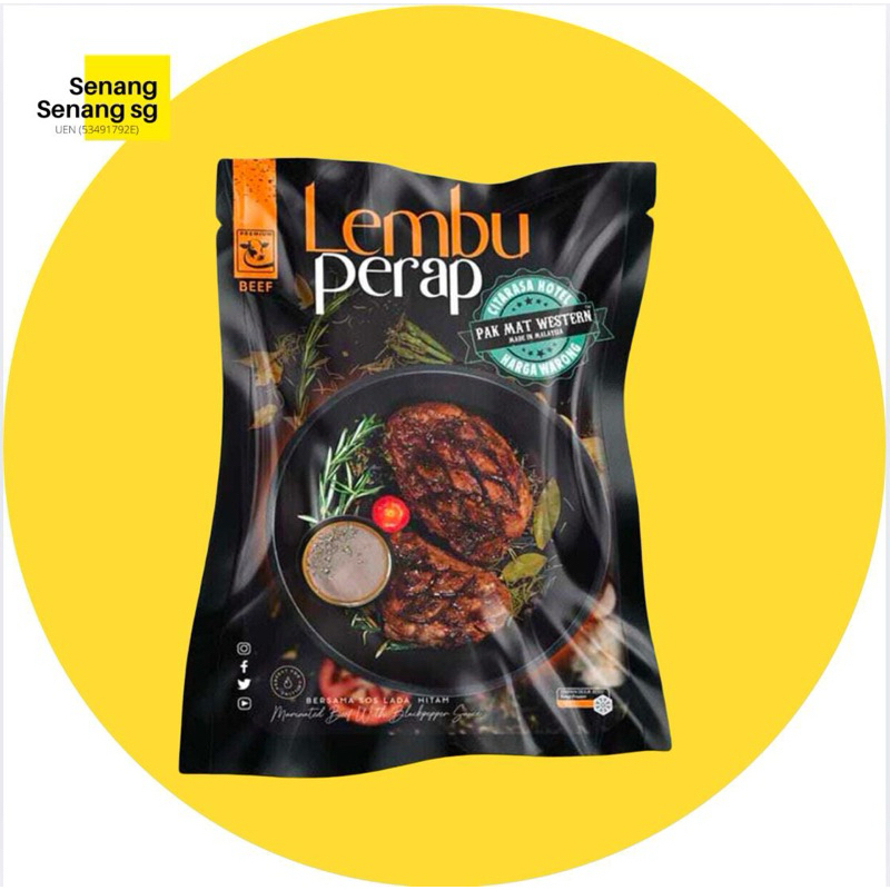 Pak Mat Western Daging (Marinated Beef Steak) | Shopee Singapore