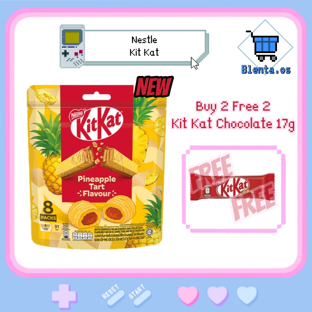 Nestle Kit Kat Pineapple Tart Flavor 17g x 8’s 🔥SG READY STOCK🔥 ...