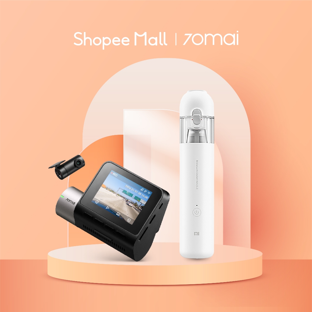 Shopee x 70mai Brand Box - 70mai A510 Set & Xiaomi Mijia Portable Mini ...