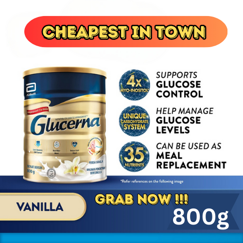CHAPEST IN TOWN !!! Abbott Glucerna Diabetes Specific Formula - VANILA ...