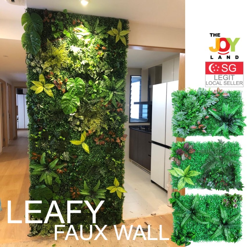 [SG SELLER] CLEARANCE Artificial Green Wall Plant Wall Backdrop Fake ...