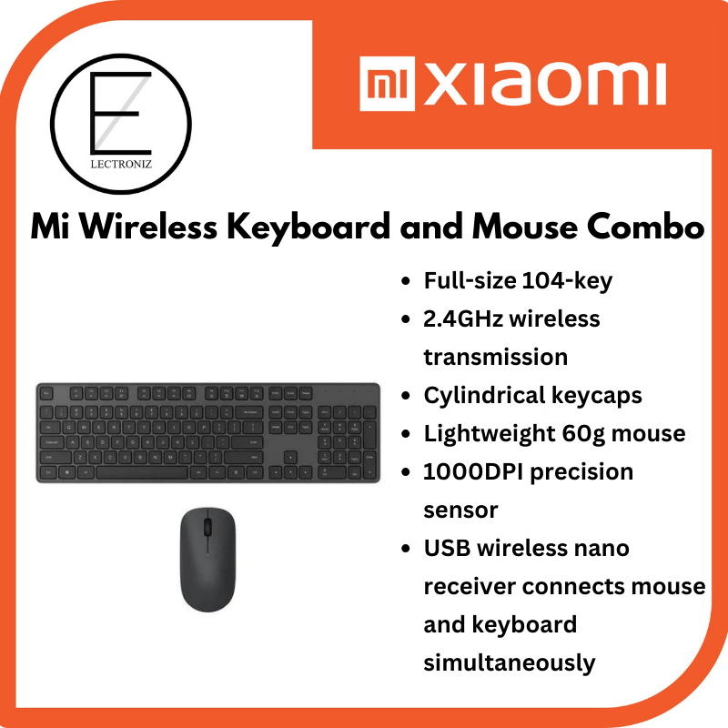 Mi Wireless Keyboard and Mouse Combo + 6 Months Warranty | Shopee Singapore