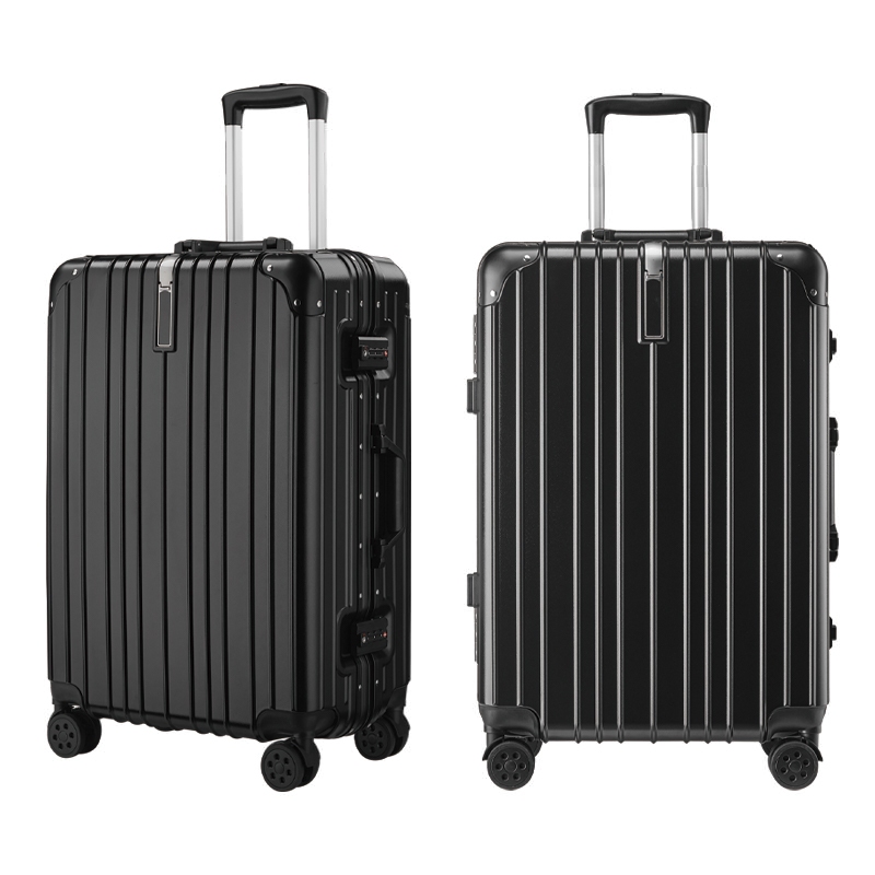 【Next Day Delivery】Aluminum Frame Luggage With TSA Lock 360° 8-Wheel ...