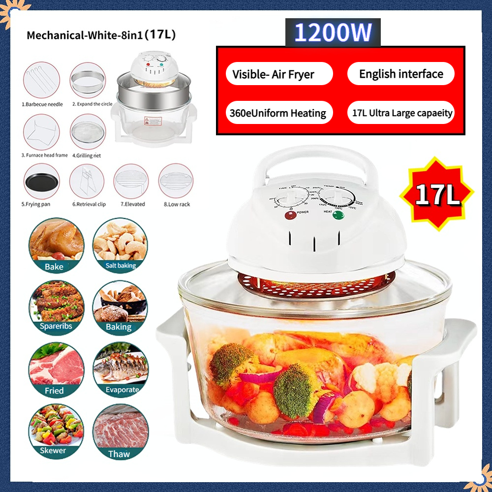 17L Large Capacity Air Fryer Oil-Free Multifunctional Fully Automatic ...