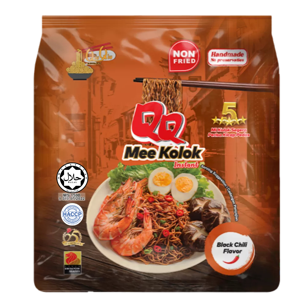 QQ Mee Kolok Instant Black chili flavour | Shopee Singapore