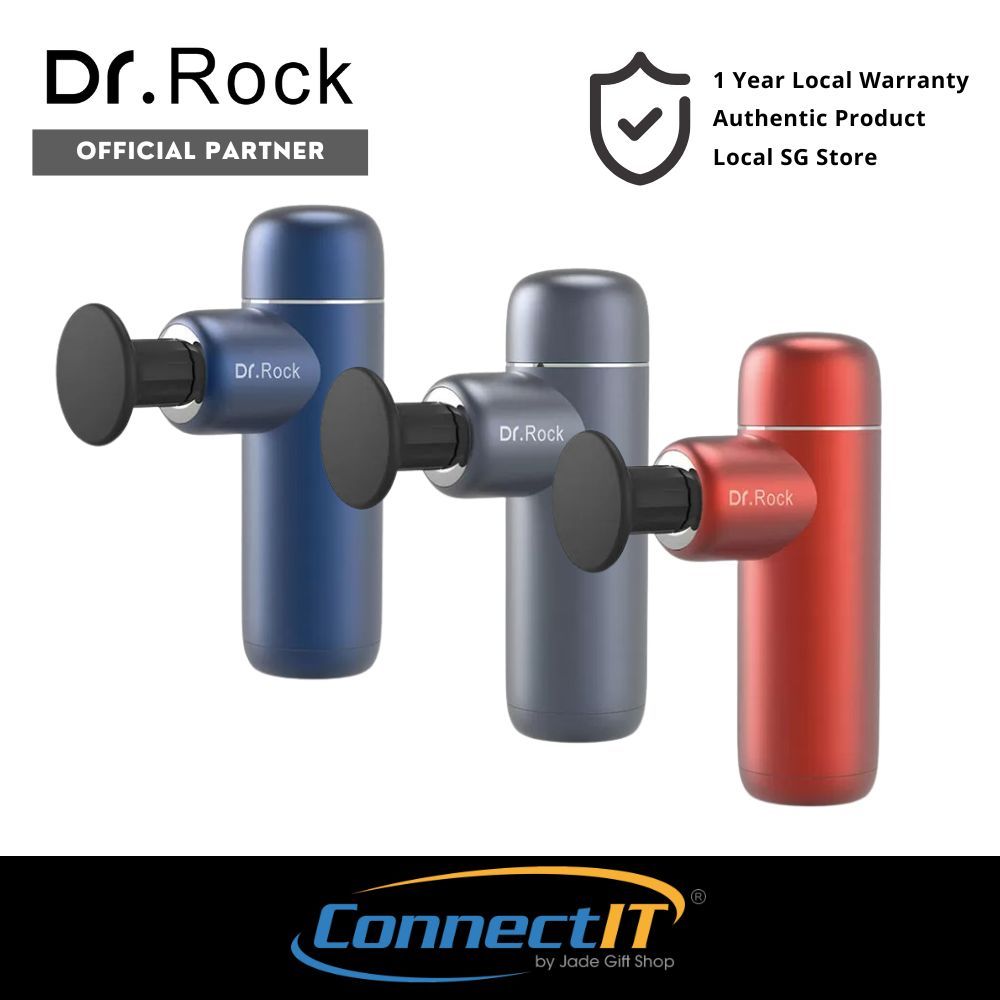 Dr.Rock Mini 2s Massage Gun, Quiet Muscle Therapy Gun (1 Year Local ...