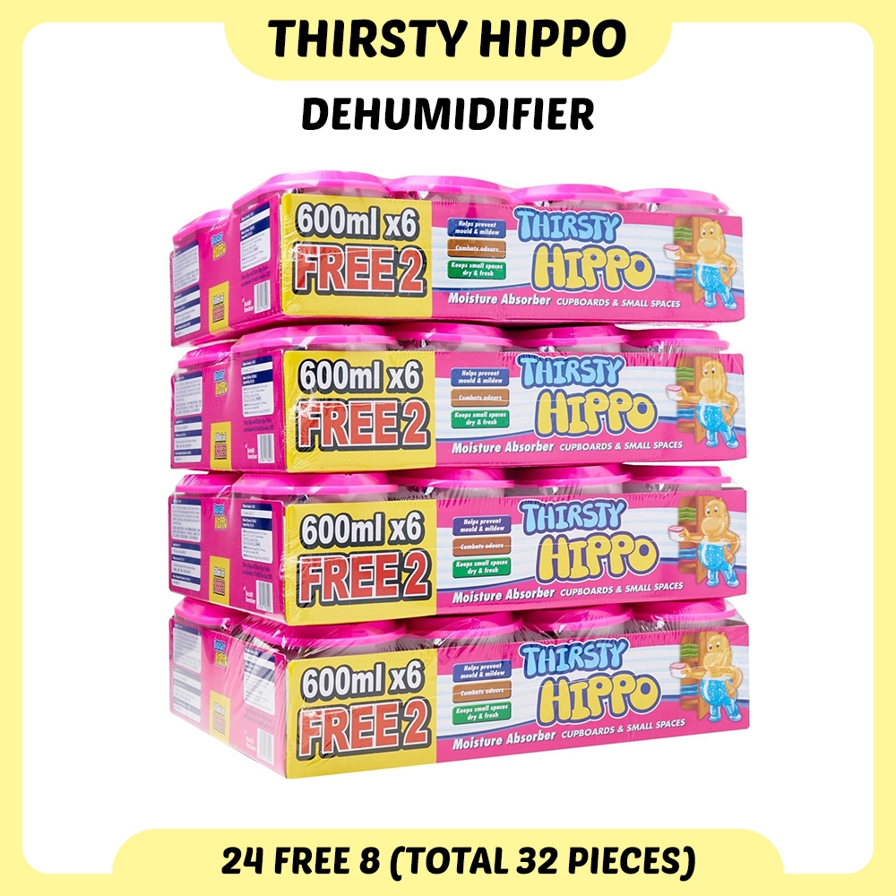 Thirsty Hippo Dehumidifier Moisture Absorber 600ml | Shopee Singapore