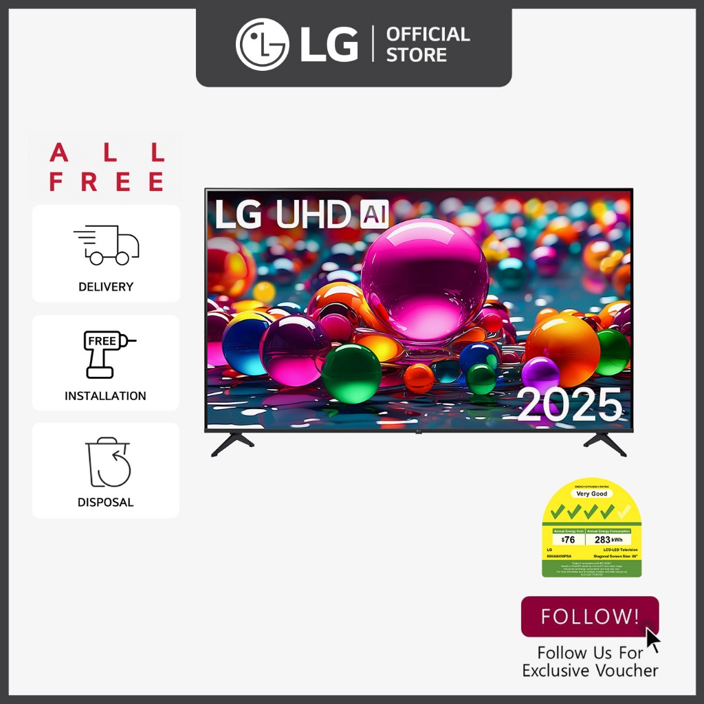 [New] LG UHD 4K 86UA8450 86" Smart TV | Magic Remote | ThinQ™ AI ...