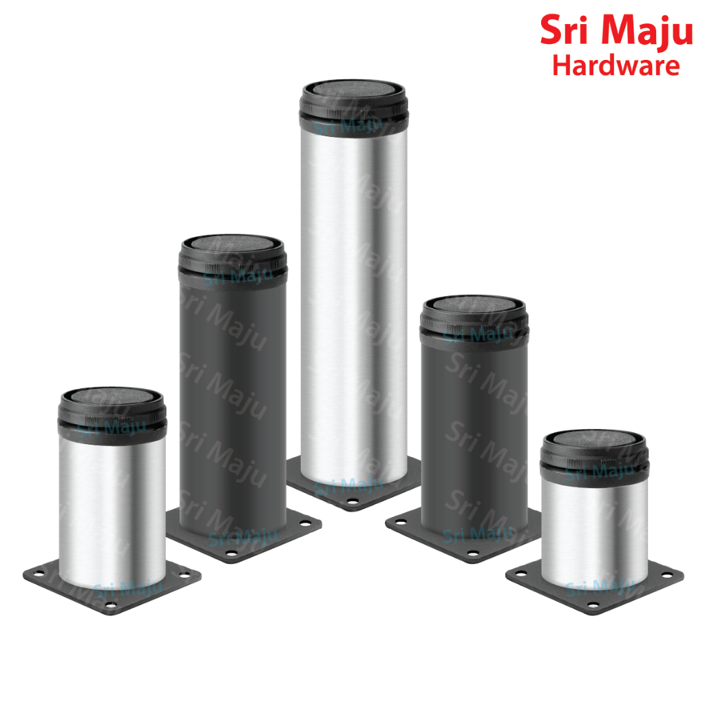 MAJU FLG-SS Heavy Duty Stainless Steel Cabinet Leg Closet Sofa Bed Feet ...